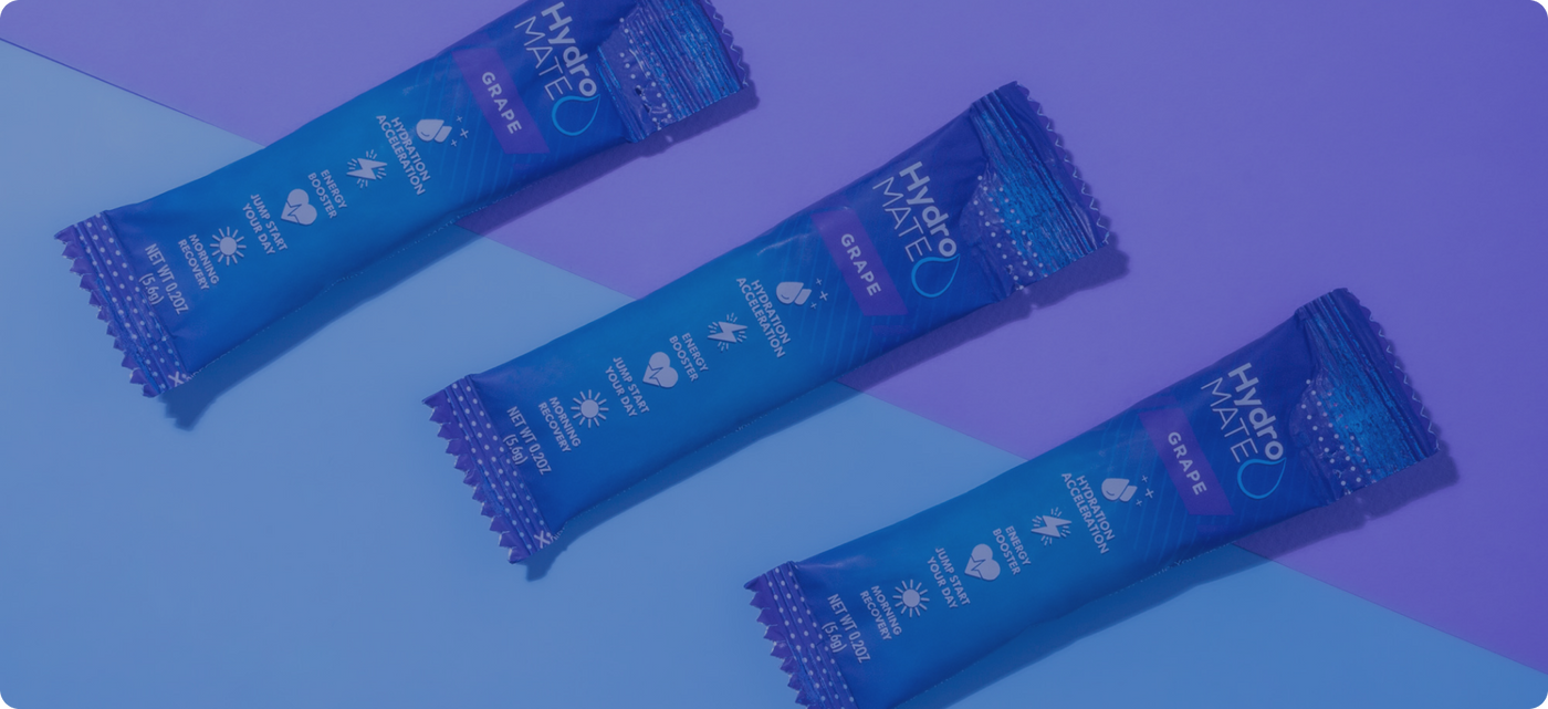 Electrolyte Powder Packets Hydration Accelerator | HydroMATE