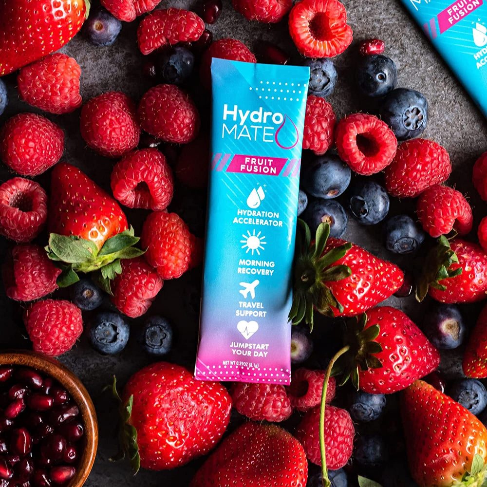 HydroMATE Electrolyte Powder Packs Hydration Accelerator Water Bottles ...